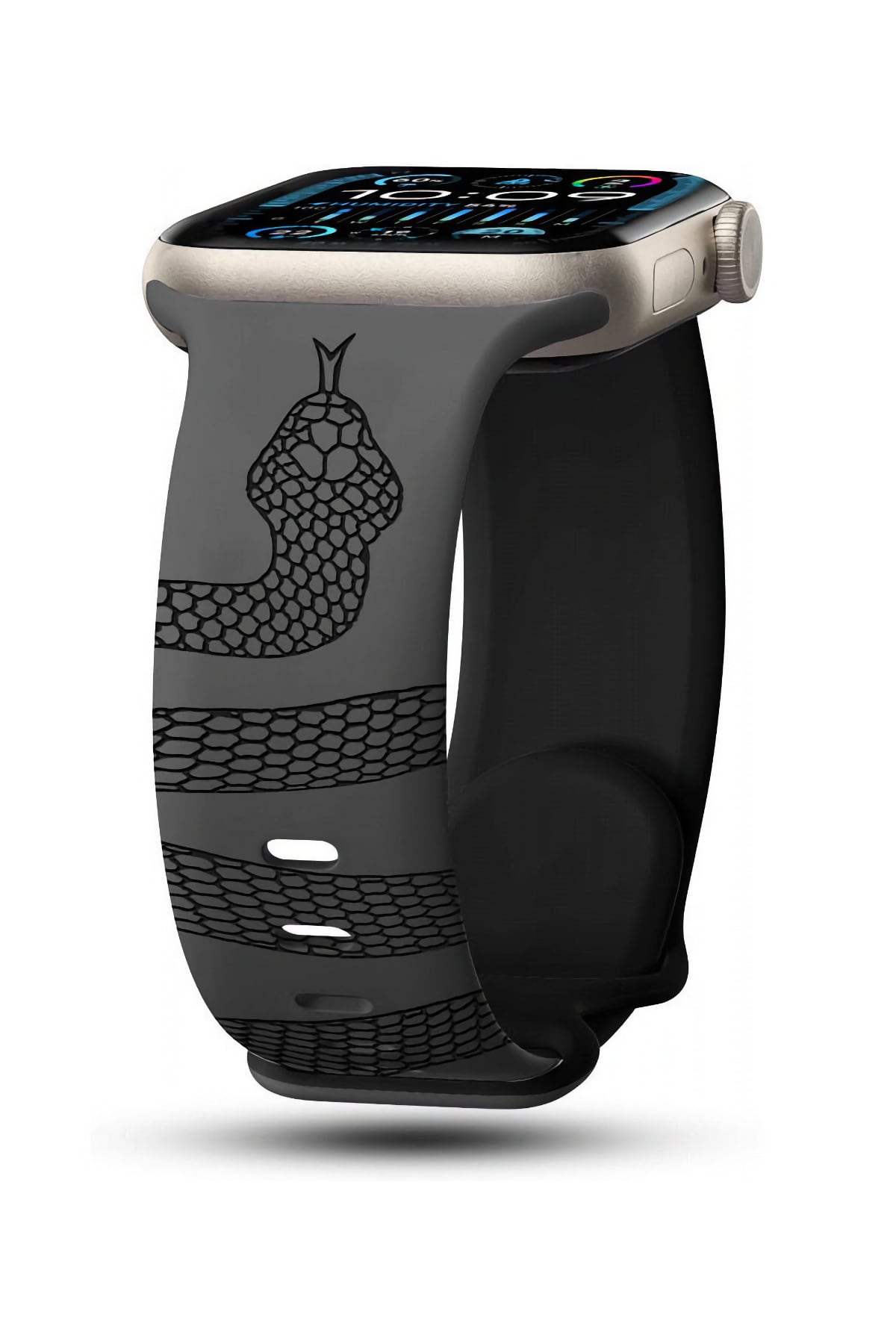 Ophion Serisi Apple Watch / Ultra Kordonu – Yılan Desenli Lüks Silikon ...
