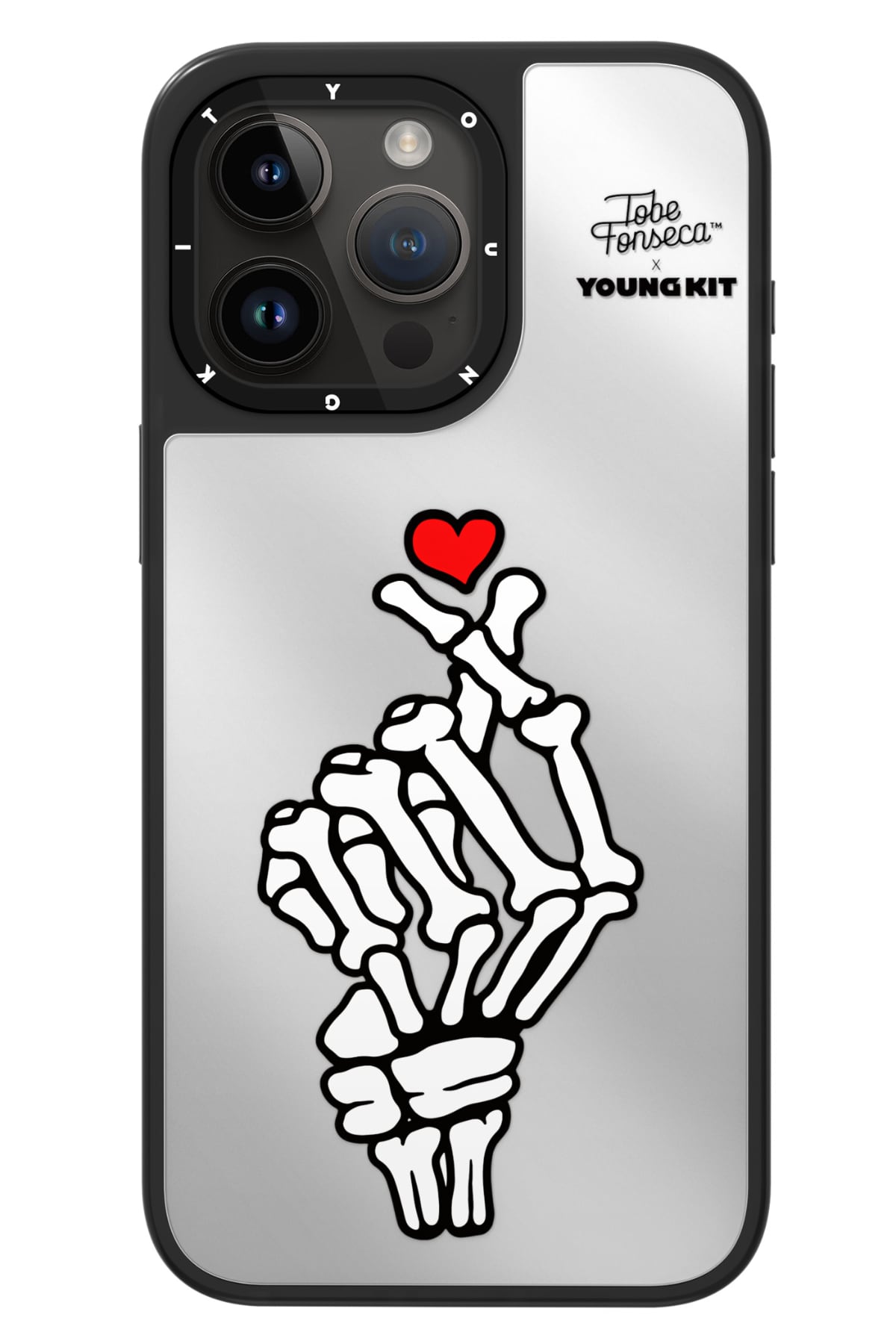 Youngkit Tobias Fonseca iPhone 15 Pro Compatible Mirror Case Love Rive